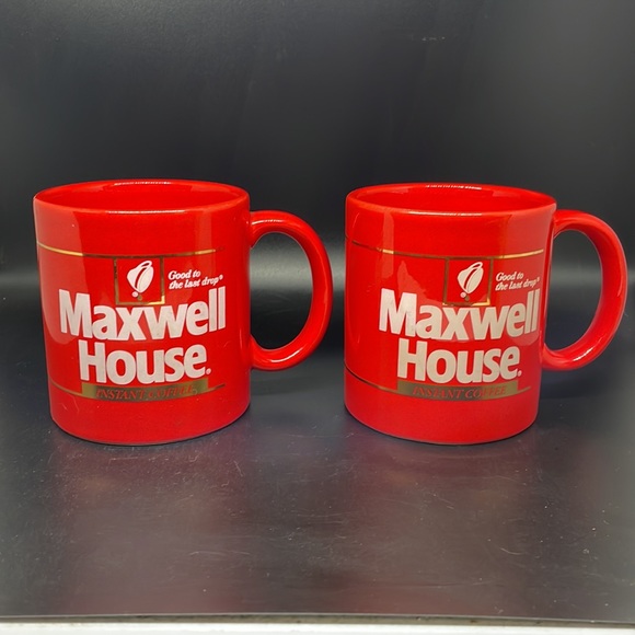 Vintage | Dining | Vintage 8s Maxwell House Coffee Mugs Set Of 2 | Poshmark